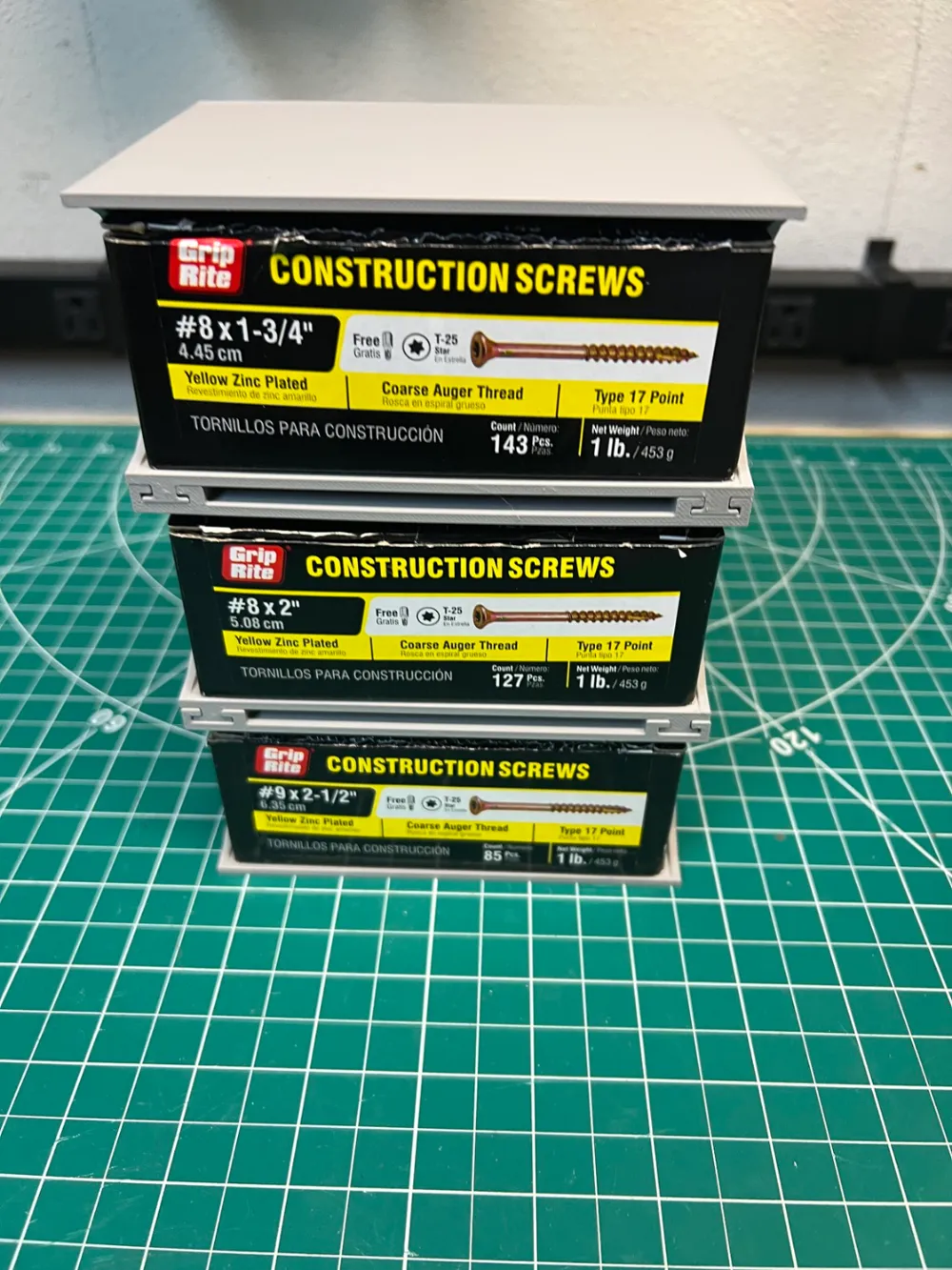 Nail and Screw Box Holder Remixed by Longracks Labs - MakerWorld