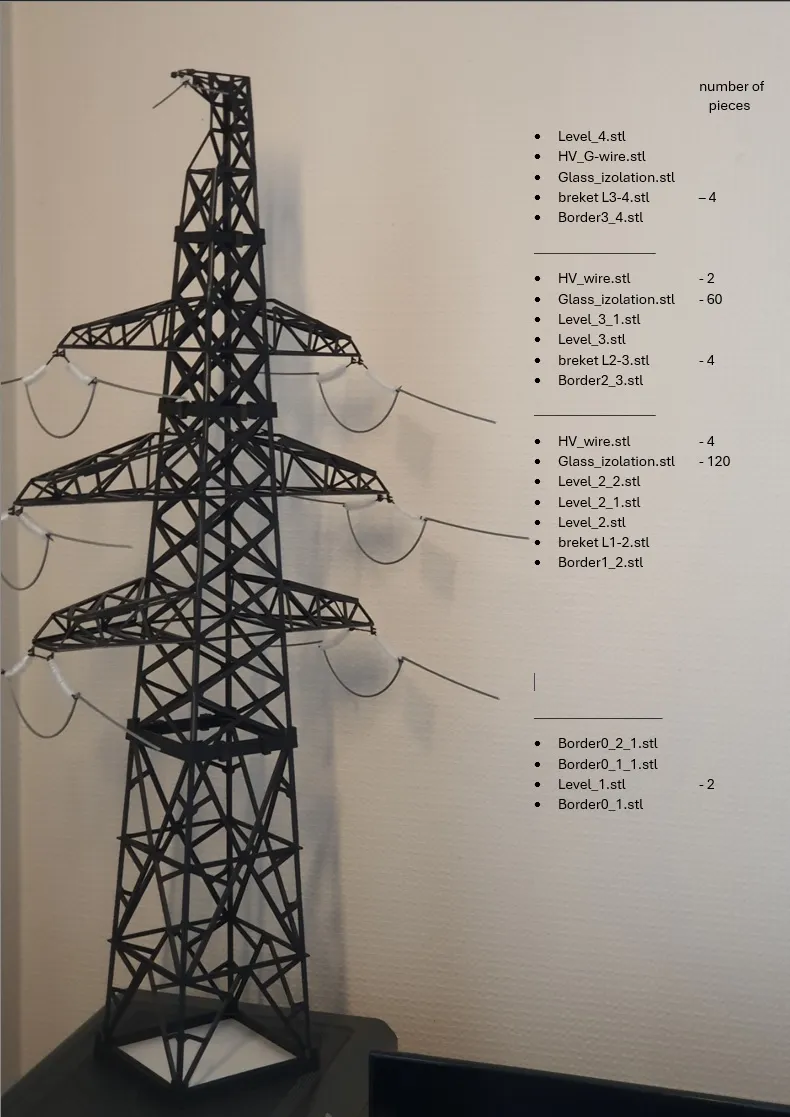 High-Voltage Tower - Free 3D Print Model - MakerWorld