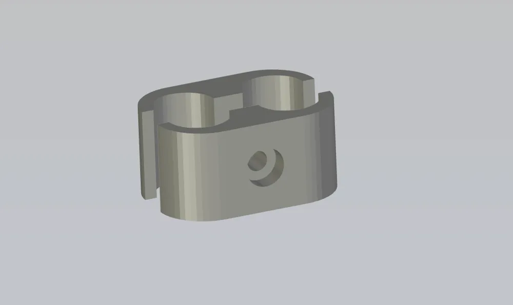 AIO liquid cooler tube bracket (10mm) - Free 3D Print Model - MakerWorld