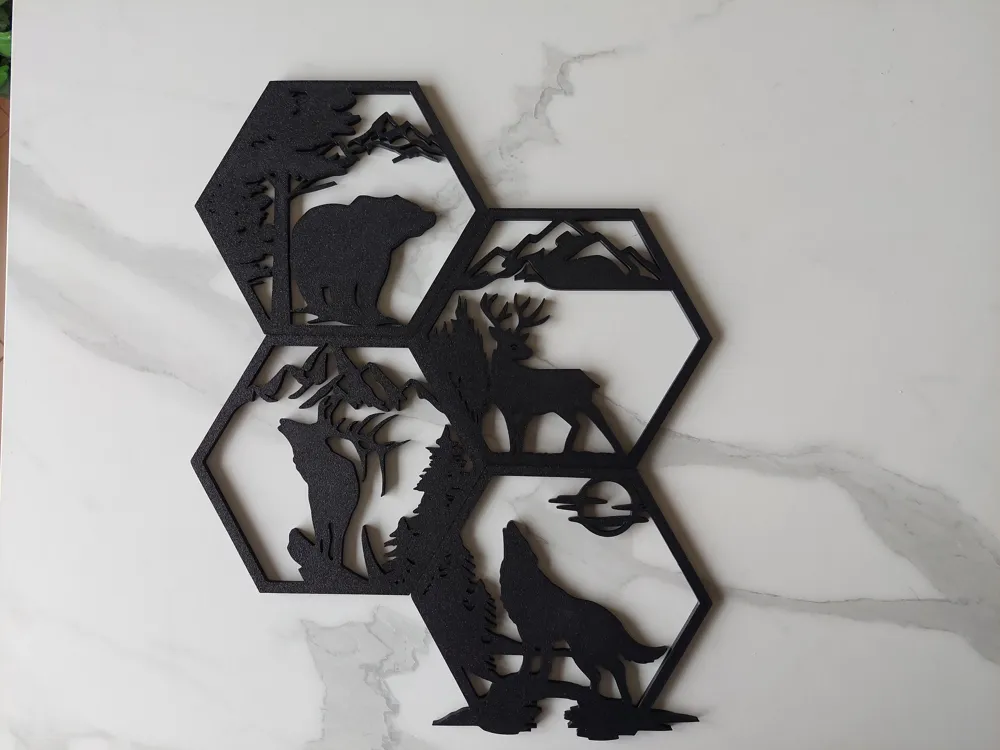 wildlife wall art by jackplus MakerWorld: Download Free 3D Models