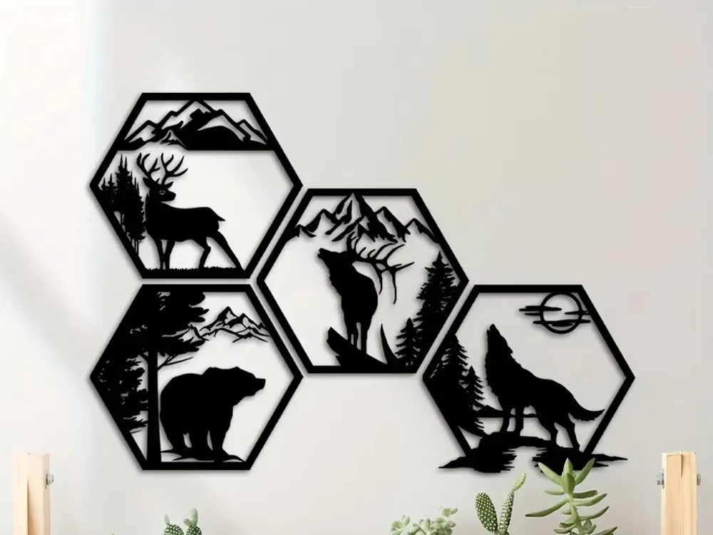 wildlife wall art by jackplus MakerWorld: Download Free 3D Models