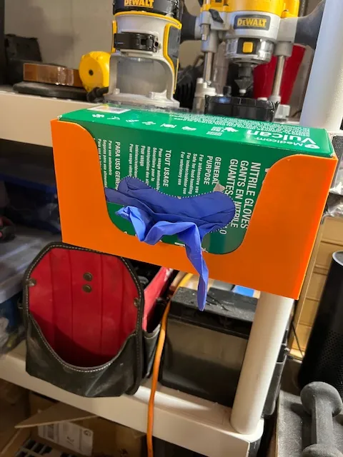 Nitrile glove holder - Free 3D Print Model - MakerWorld