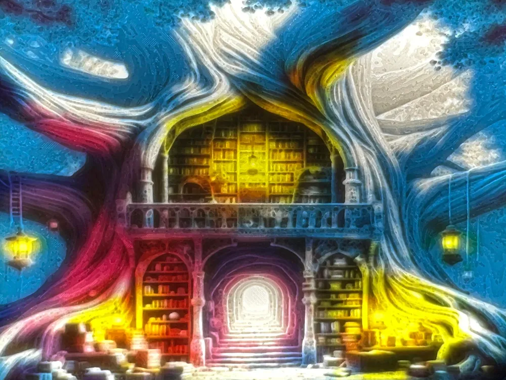 Mystical Library Lithophane by Nates Print Shop - MakerWorld