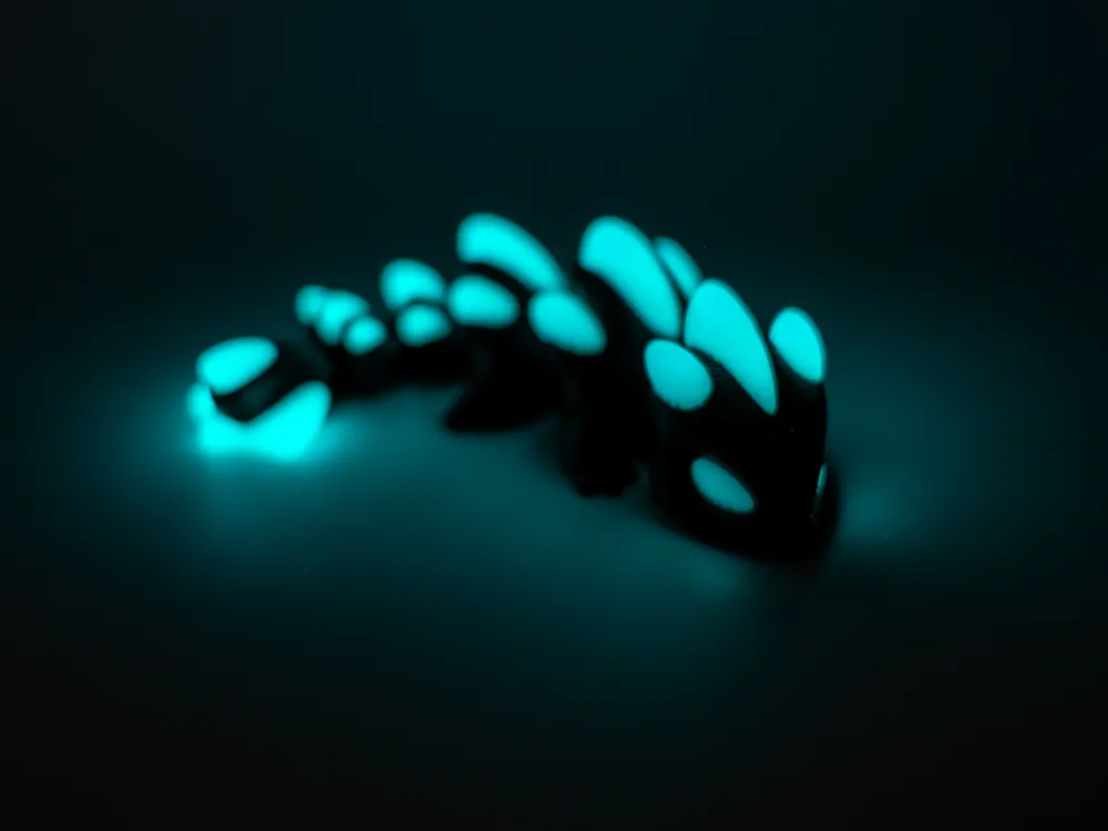 Mini Articulated Dragon 03 - Free 3D Print Model - MakerWorld