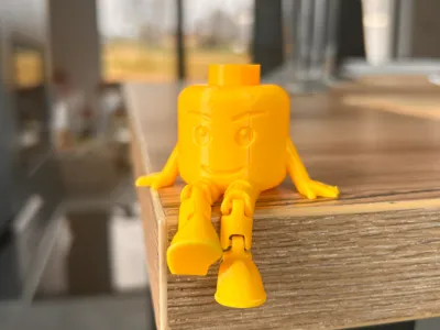 Flexi lego figure by Doxico MakerWorld: Download Free 3D Models