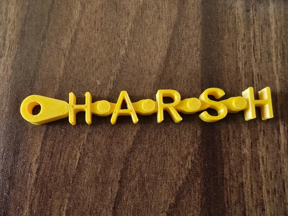 Customizable Name Keychain | Personalized Gift Tag - Free 3D Print ...
