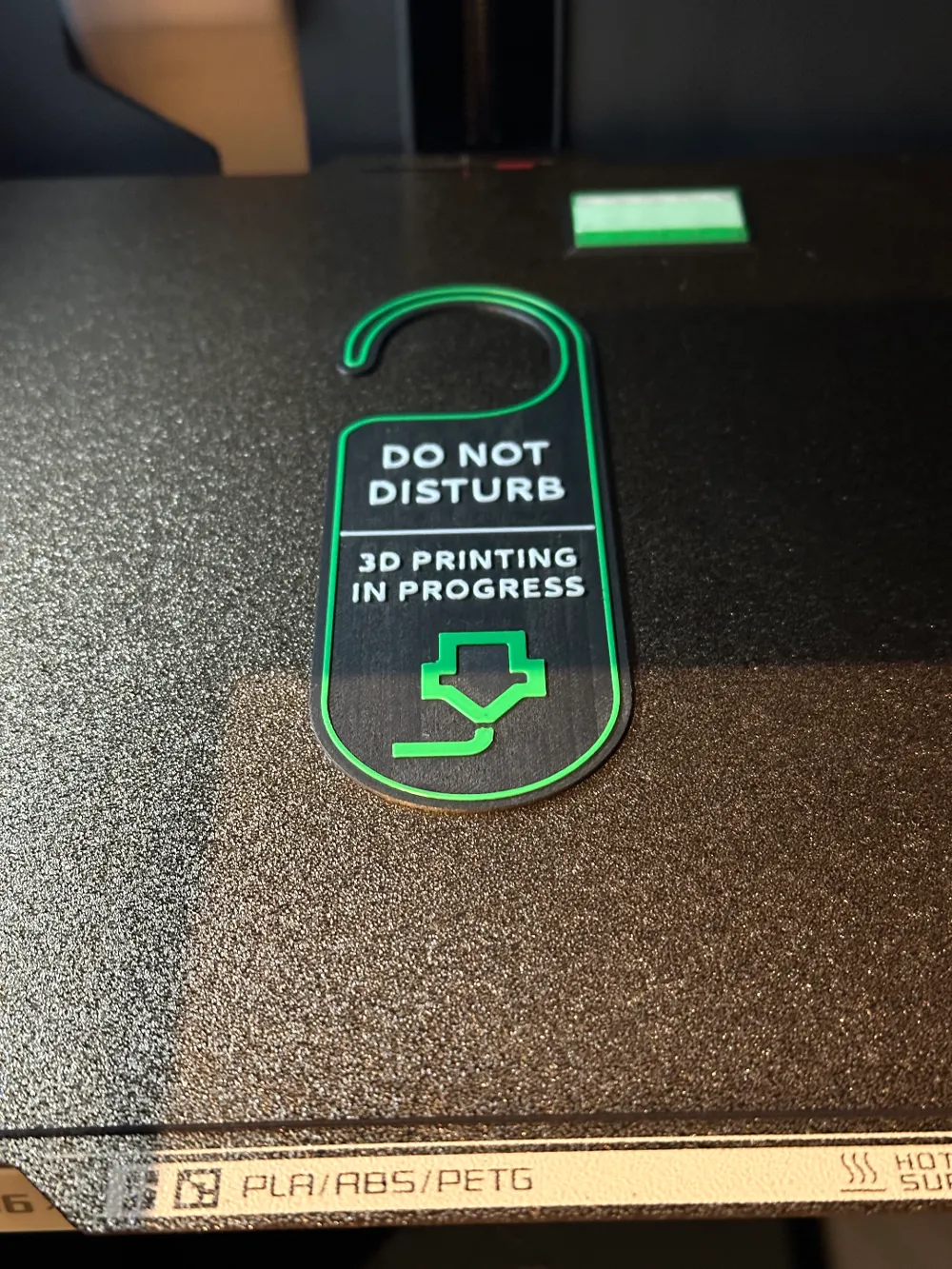 Do Not Disturb 3D Printing in Progress Remixed by Buzzzz - MakerWorld