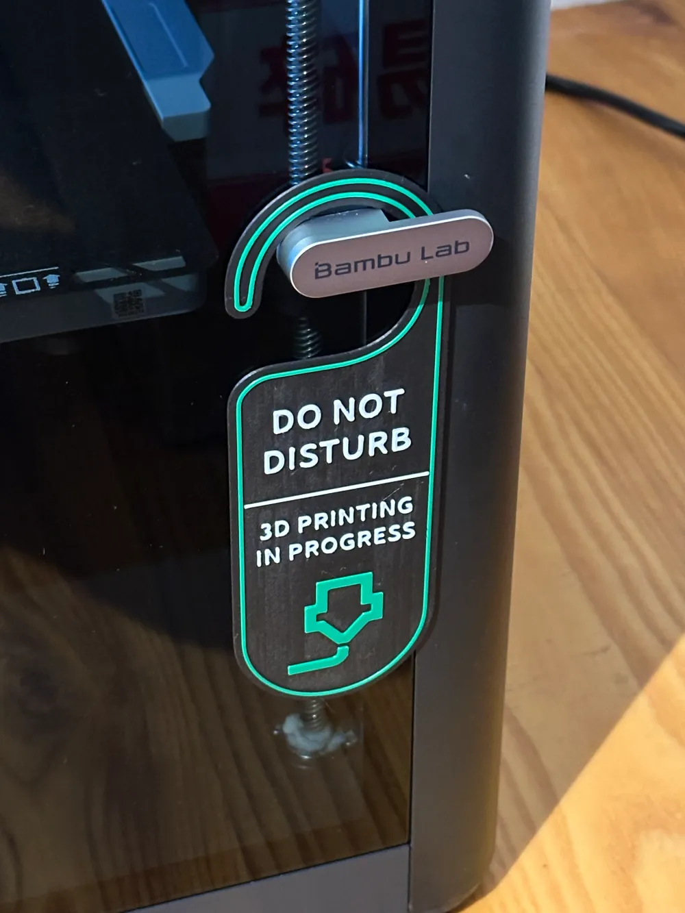 Do Not Disturb 3D Printing in Progress Remixed by Buzzzz - MakerWorld