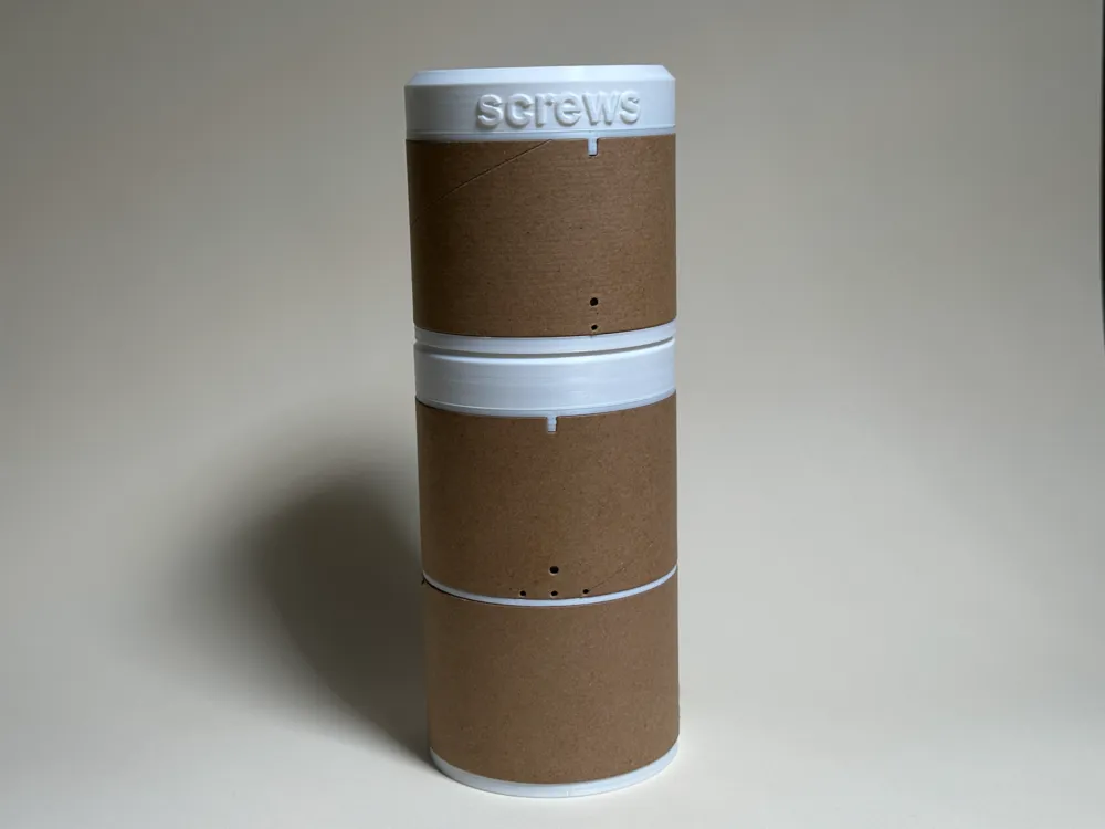 Bambu Box-Recicled Card-Box Cardboard spool refill by 3DinPlastic ...