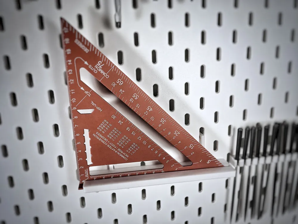 Speed Square Holder for Ikea Skadis - 2 variants by zomb MakerWorld ...