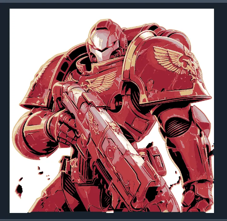 Space Marine - Adjustable Colours - Free 3D Print Model - MakerWorld