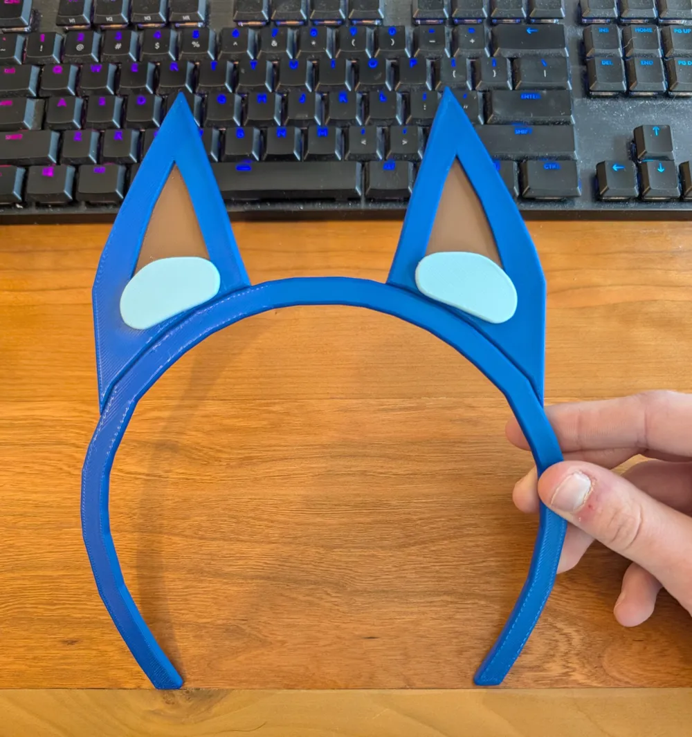 Bluey Ears Headband by eitaner MakerWorld: Download Free 3D Models