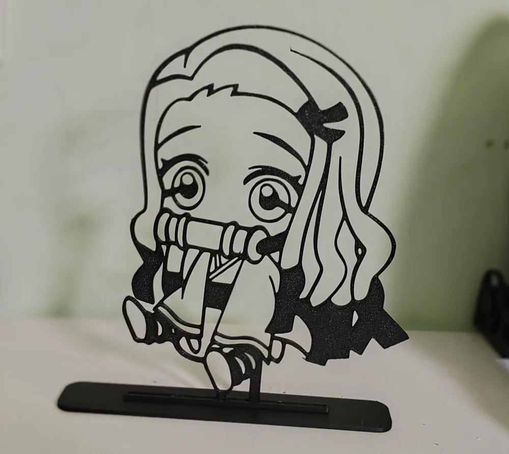 Nezuko Kamado with stand - Demon Slayer 2d art by ...