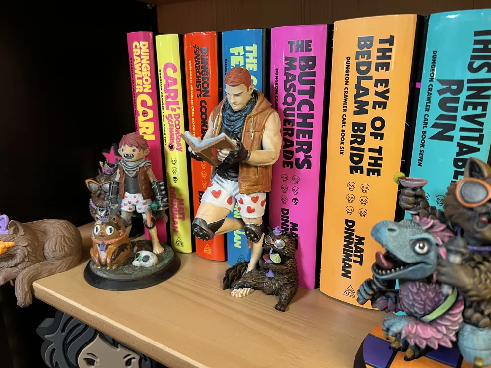 Royal Court Bookshelf Leaner Dungeon Crawler Carl - Free 3D Print Model ...