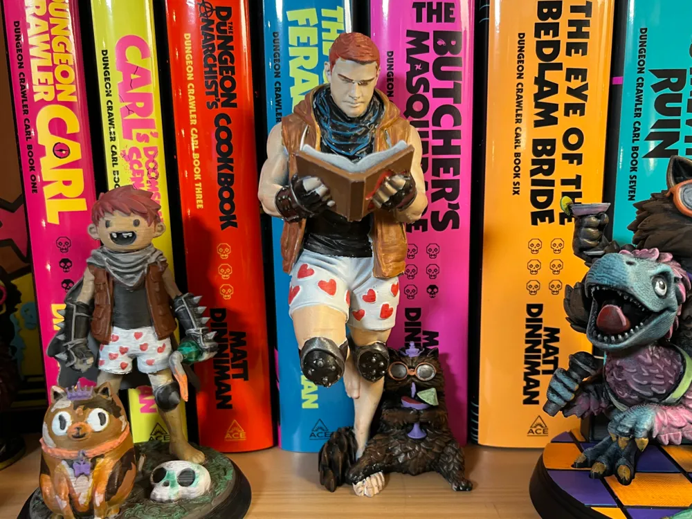 Royal Court Bookshelf Leaner Dungeon Crawler Carl - Free 3D Print Model ...