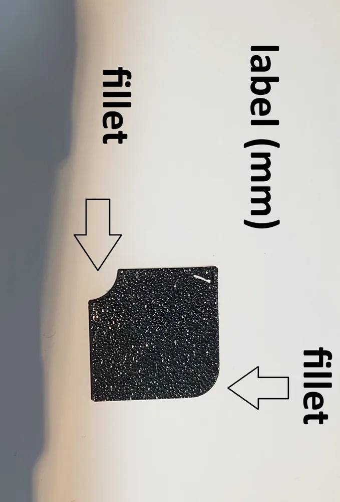 Fillet Gauge (1mm ~ 20mm) by Haich_ MakerWorld: Download Free 3D Models