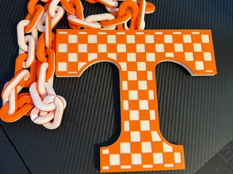Tennessee Volunteers Oversized Hype Chain - Free 3D Print Model ...