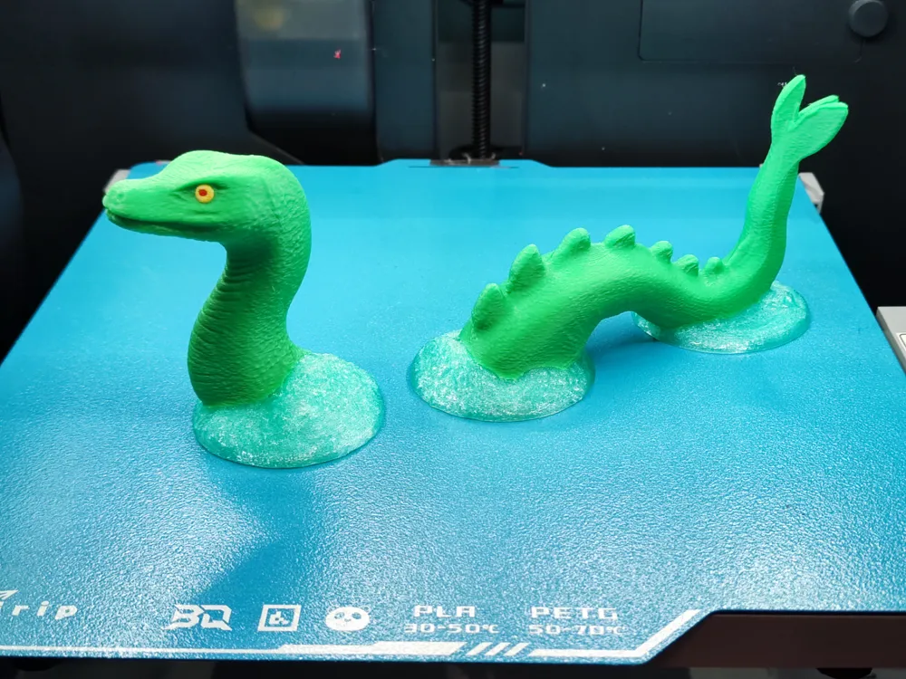 Water snake monster by Creatività in 3D MakerWorld: Download Free 3D Models