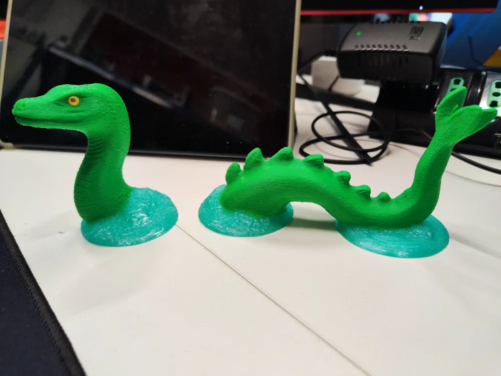 Water snake monster by Creatività in 3D MakerWorld: Download Free 3D Models