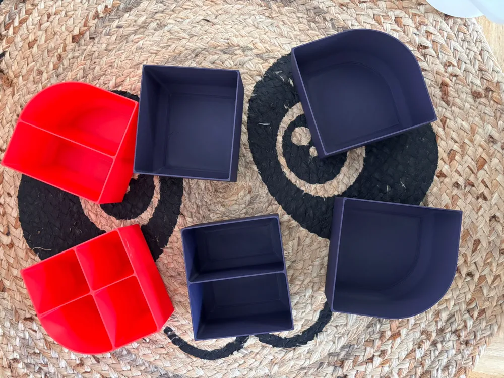 Organizer for the low IKEA TROFAST bins by DoubleBlessing - MakerWorld