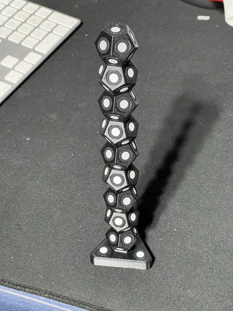 Magnetic 3D Scanning Marker Tower (Dodecahedron) - Free 3D Print Model ...