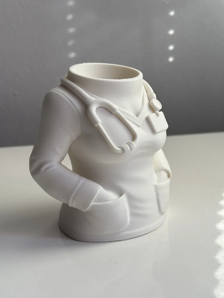 Doctor Coat Pen Holder – Medical Desk Organizer - Free 3D Print Model ...