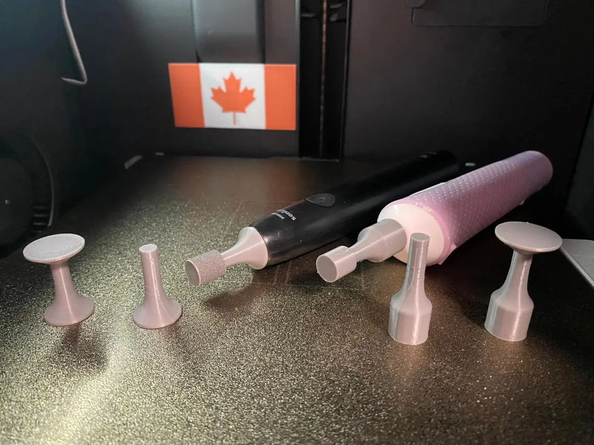 Philips/Oral B Electric Toothbrush Sander Mod - Free 3D Print Model ...