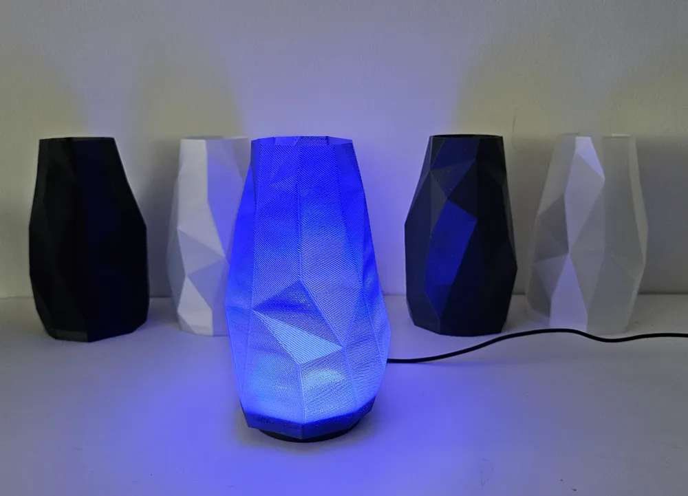 Geometric low poly Lamp LED Kit 001 or LED strip by 3Dacores MakerWorld ...