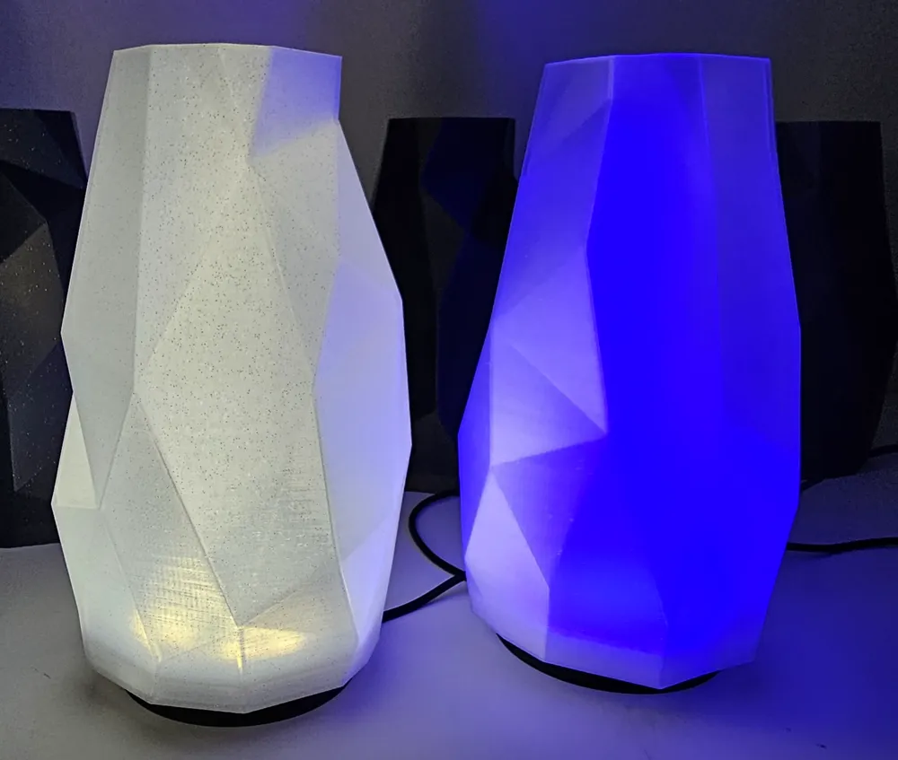 Geometric low poly Lamp LED Kit 001 or LED strip by 3Dacores MakerWorld ...