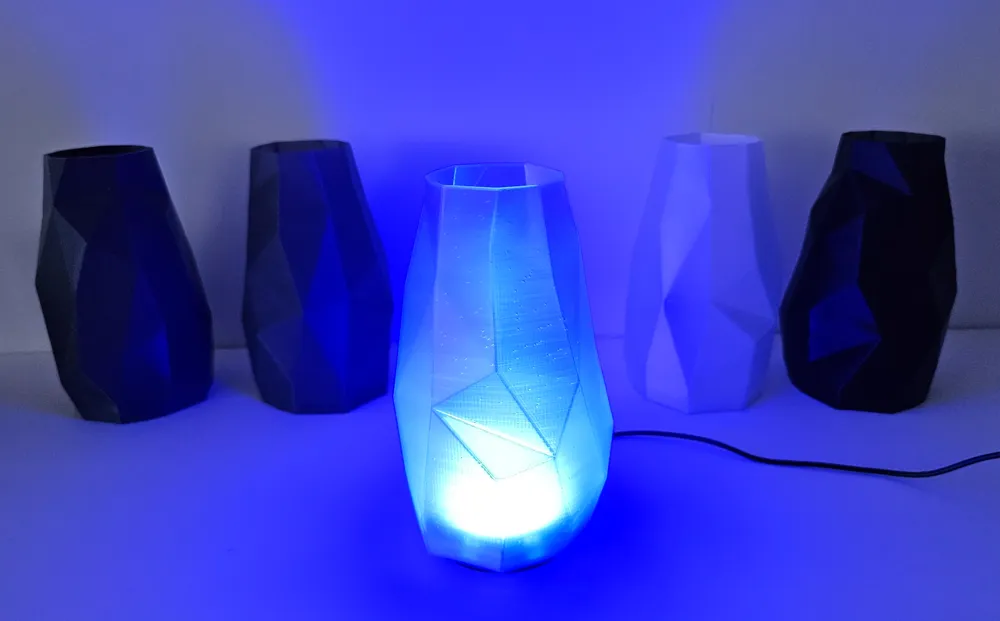 Geometric low poly Lamp LED Kit 001 or LED strip by 3Dacores MakerWorld ...