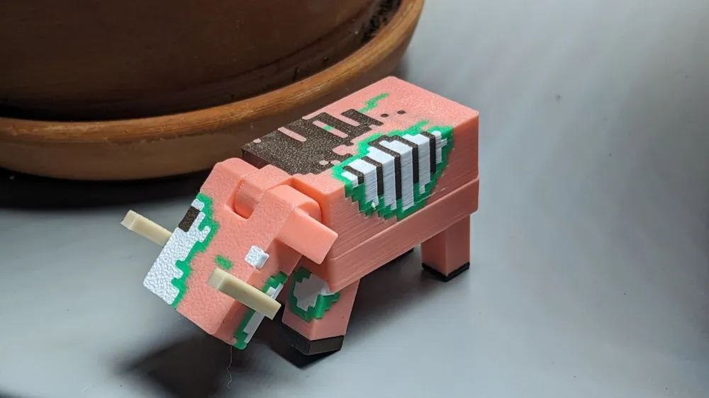 Minecraft Zoglin Articulated by kirimba MakerWorld: Download Free 3D Models