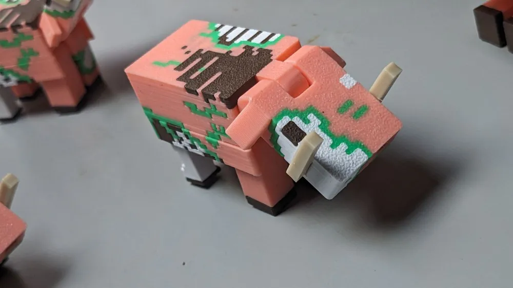 Minecraft Zoglin Articulated by kirimba MakerWorld: Download Free 3D Models