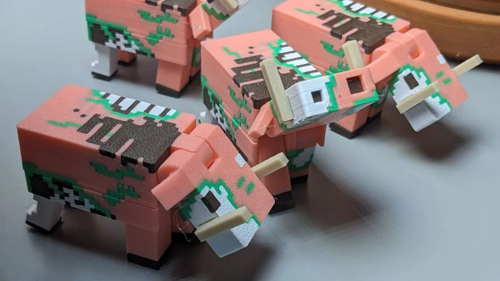 Minecraft Zoglin Articulated by kirimba MakerWorld: Download Free 3D Models