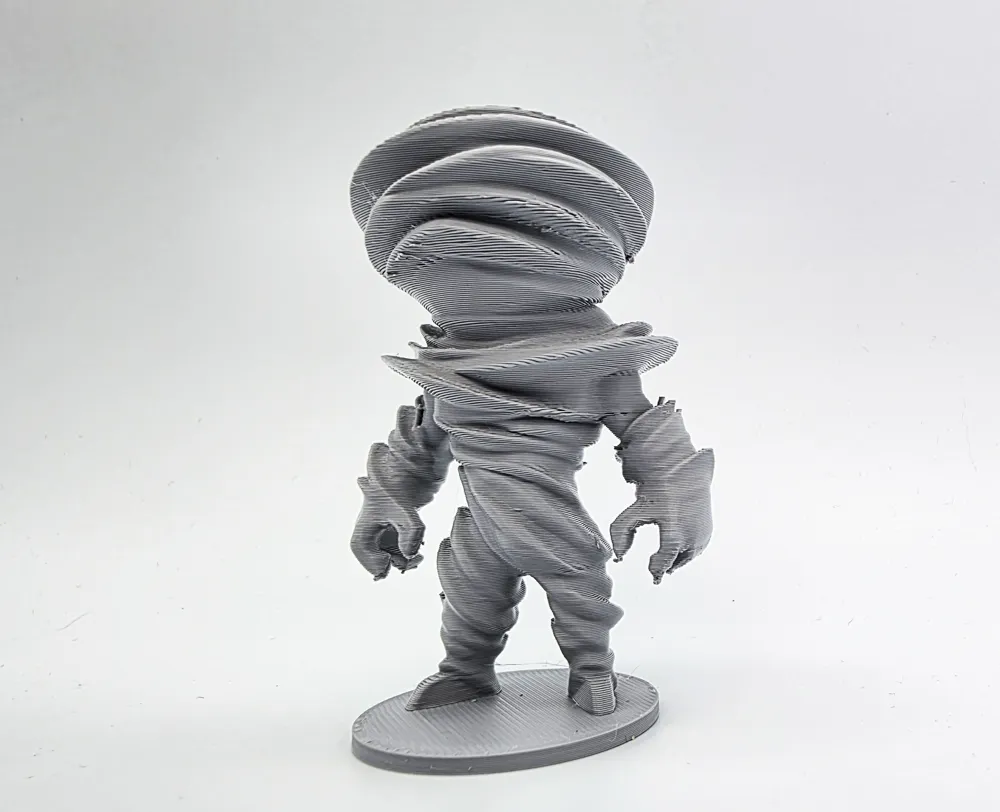 Lesser Tornado Elemental Miniature - Free 3D Print Model - MakerWorld