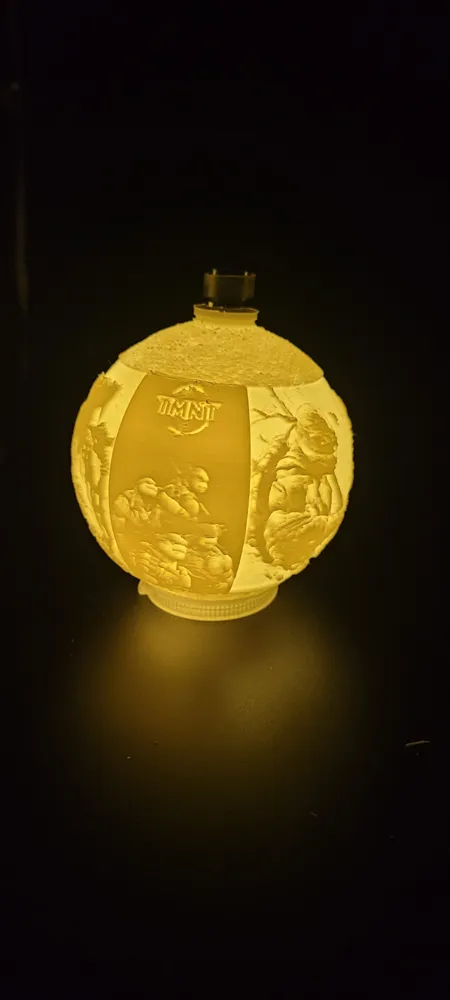 TMNT Lithophane Christmas Ornament by Galactic Prints MakerWorld ...