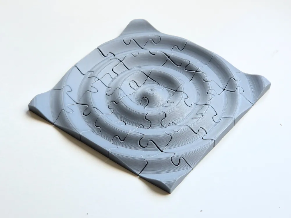 Wave Puzzle - Free 3D Print Model - MakerWorld