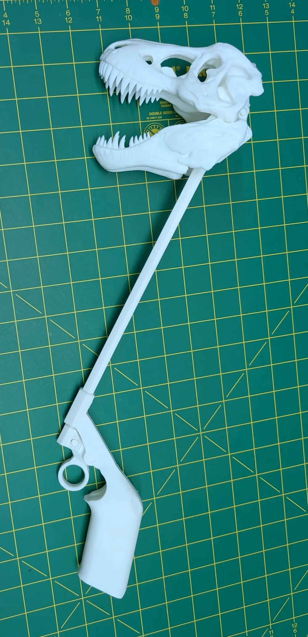 Mango agarrador de calavera de T-Rex (con brazos opcionales) - Modelo ...