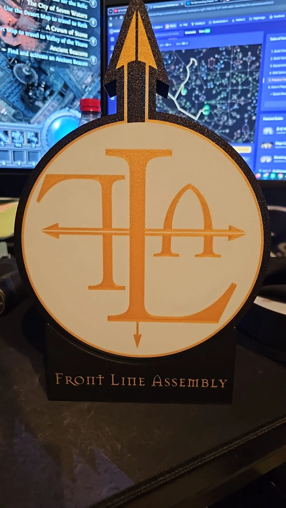 Front Line Assembly 灯箱 - 免费 3D 打印模型 - MakerWorld