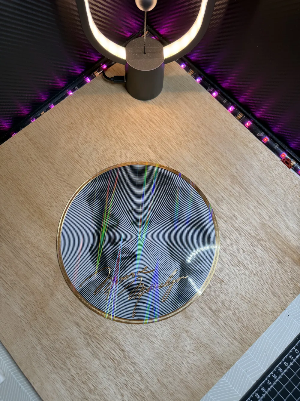 Marilyn Monroe optical illusion decorative vinyl - Free 3D Print Model ...
