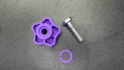 Knob for metric nuts M5 to M12 by LMaker MakerWorld: Download Free 3D Models