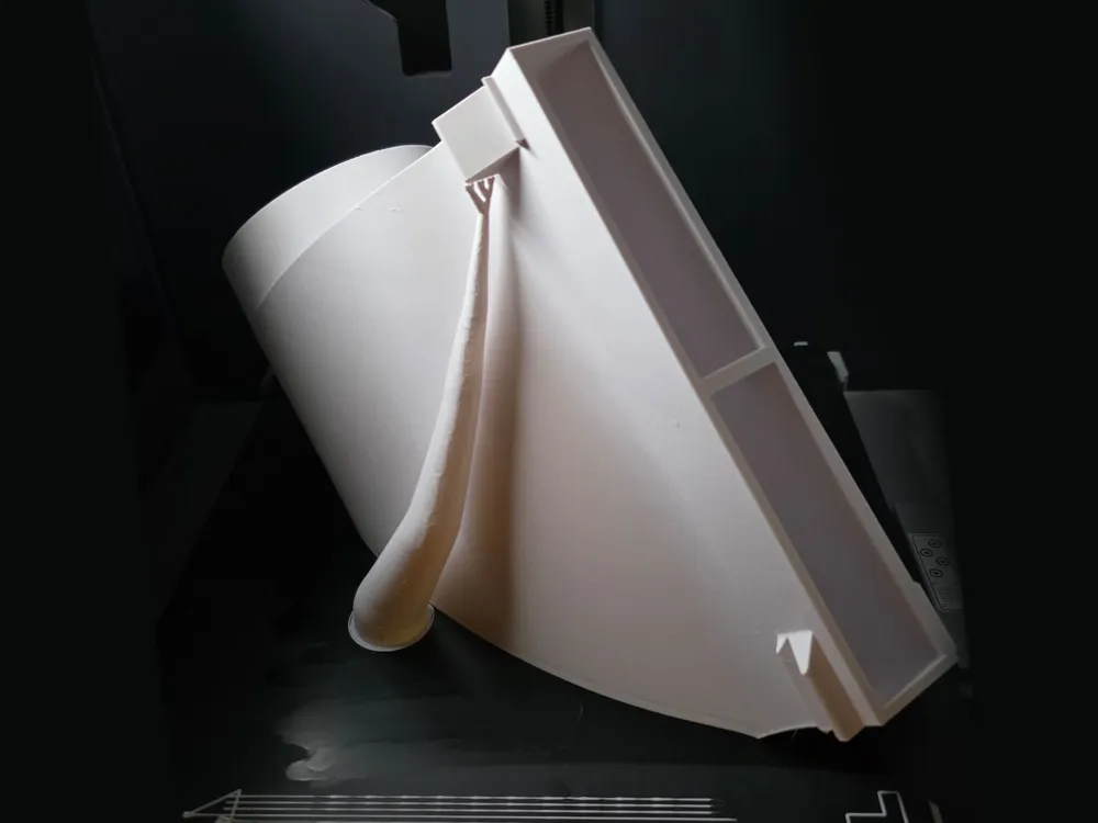 Tilt Window Exhaust Hose Adapter + Louver Front - Free 3D Print Model ...