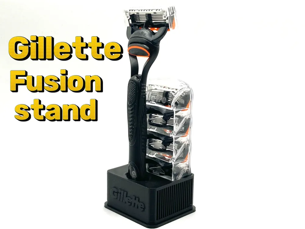 GILLETTE Fusion stand - Free 3D Print Model - MakerWorld