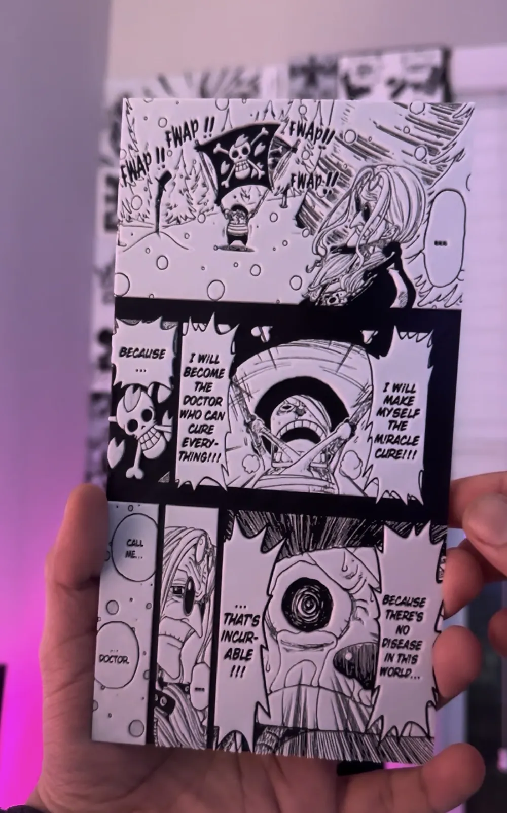 Chopper one piece manga panel - Free 3D Print Model - MakerWorld