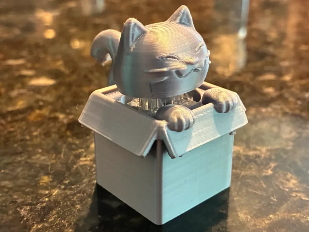 The Purr-fect Fidget: Cat-in-a-Box Clicker - Free 3D Print Model ...