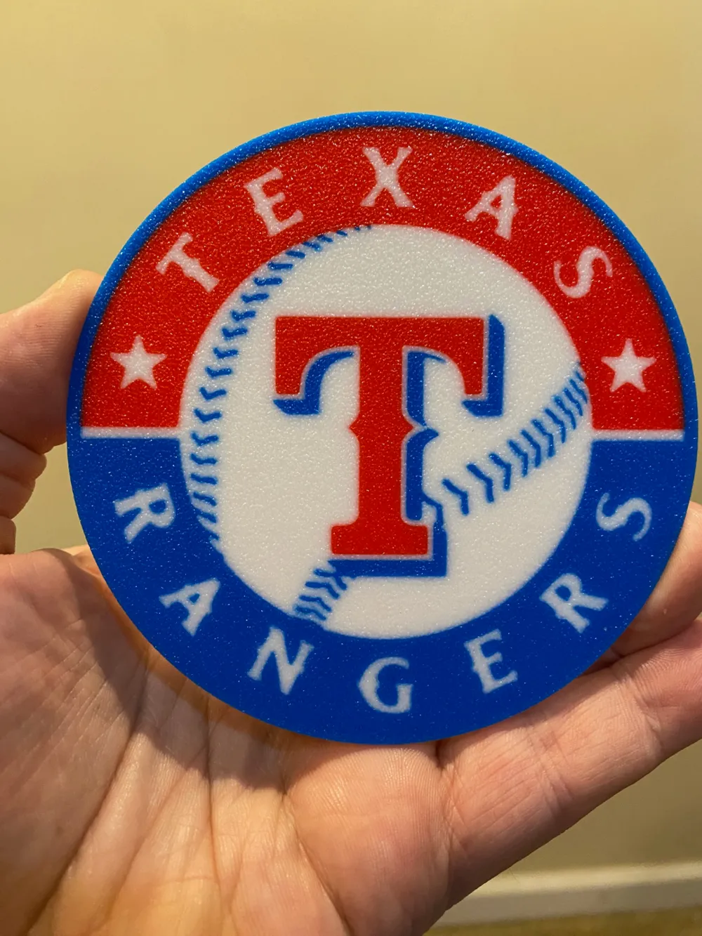 Texas Rangers Coasters set of 4 by CYBR3D - MakerWorld