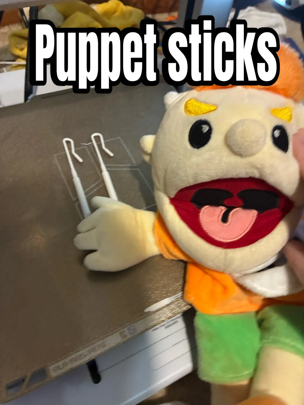 puppet sticks - Free 3D Print Model - MakerWorld