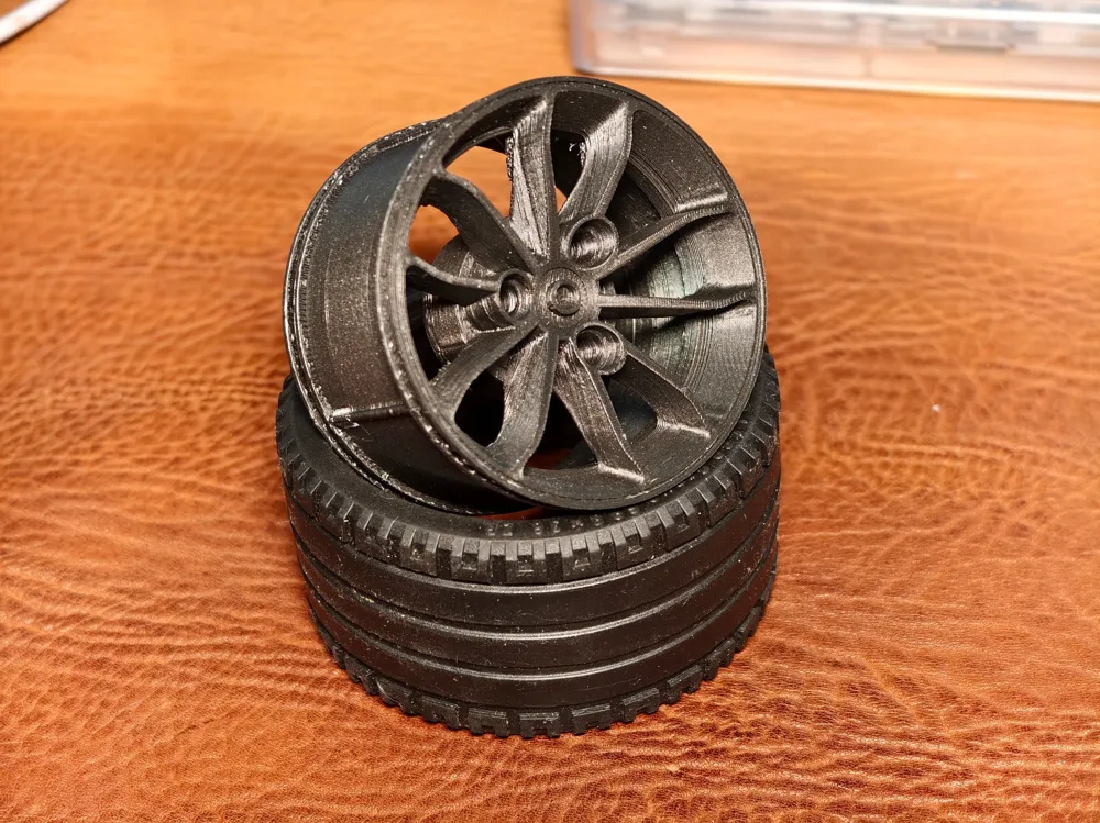 Lego 42096 Modified Wheel Rims (42056 911 GT3 RS Technic Type) by DonL ...