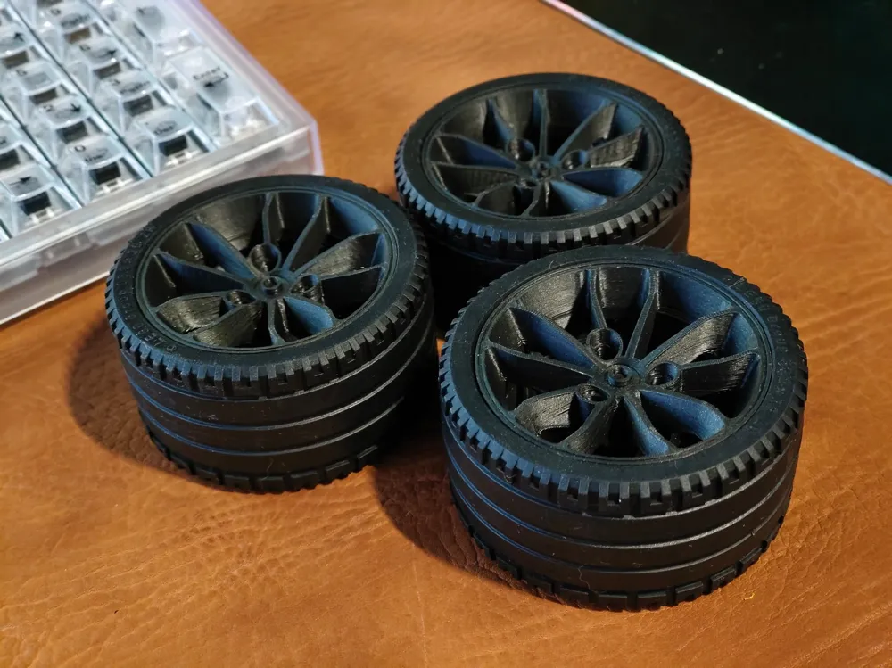 Lego 42096 Modified Wheel Rims (42056 911 GT3 RS Technic Type) - Free ...