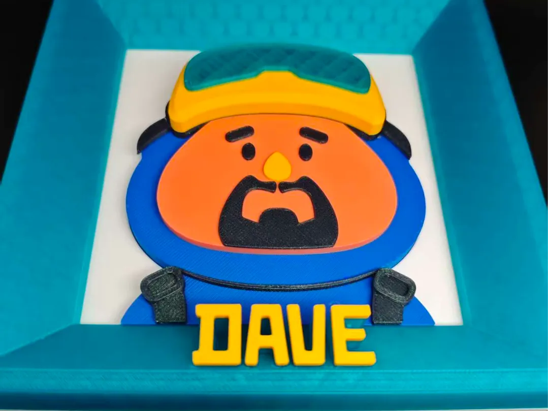 Dave the Diver Photo Frame - Free 3D Print Model - MakerWorld