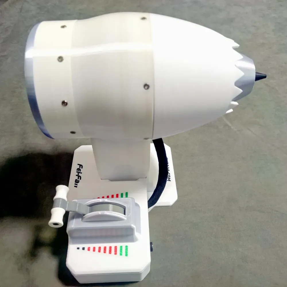 High Bypass Ratio Simulation Aircraft Jet Engine Fan, Ten Thousand RPM ...